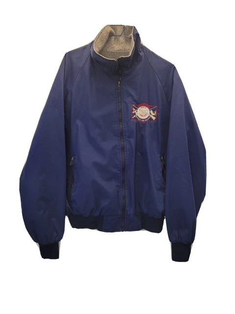 VINTAGE ROD & Gun Club Bomber Jacket Men's XL Blue Full Zip $35.00 ...