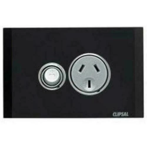 CLIPSAL SATURN SINGLE Switched Socket Power Point Powerpoint C4015-EB ...
