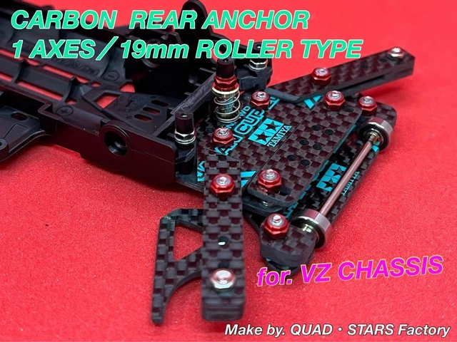 TAMIYA MINI 4WD Vz 1-Axis Rear Anchor Skid J-Cup2022/Carbon £215.09 ...