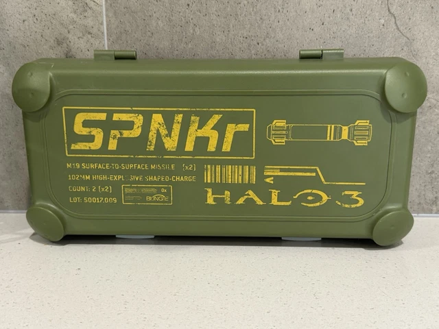 RARE! HALO 3 SPNKr Green Missile Box - BOX ONLY - Xbox 360 Accessory ...