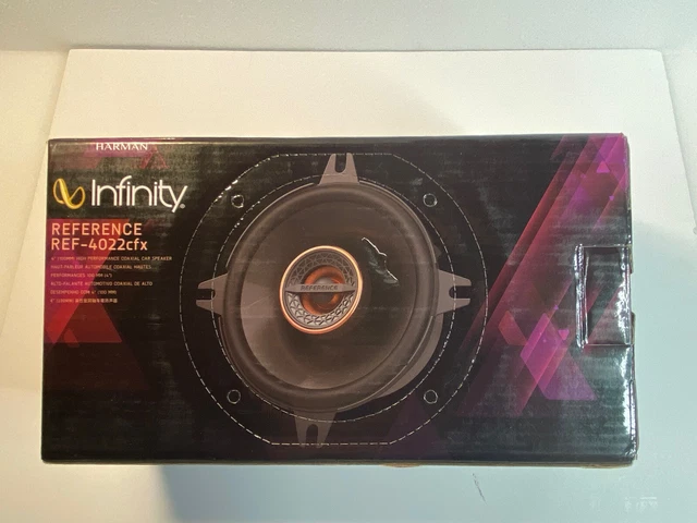 INFINITY REFERENCE REF-4022CFX 4” Car Speaker Pair $19.95 - PicClick