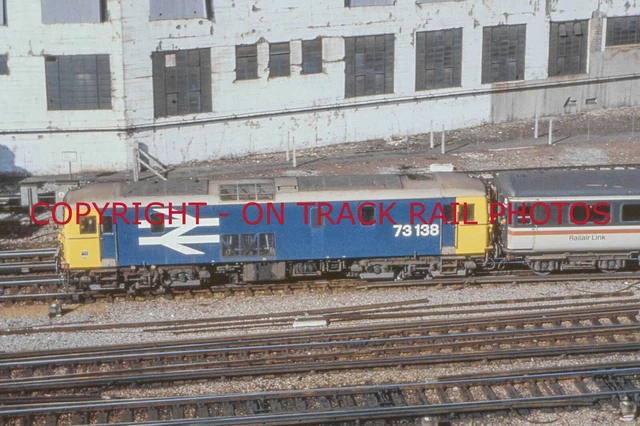 UK RAILWAY PHOTOGRAPH Of Class 73 73138. Rm73-456 £1.70 - PicClick UK