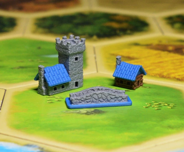 CUSTOM 3D PRINTED Settlers of Catan pieces (Unofficial) $11.00 - PicClick