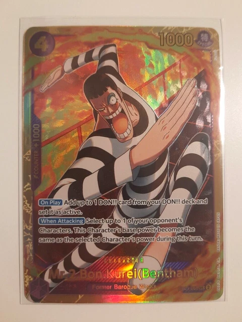 MR 2 BON Kurei (Bentham) EB01-061 SEC Secret Rare One Piece Card Game ...
