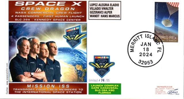 2024 SPACEX FALCON 9 Axiom Ax-3 Mission Launch Merritt Island 18 ...