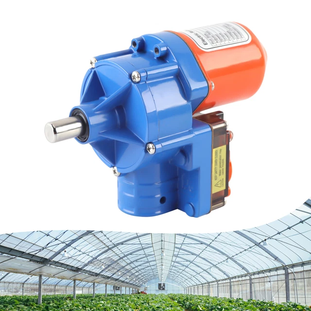 GREENHOUSE ROLL-UP MOTOR 100M Electric Greenhouse Venting Motor 80W DC ...