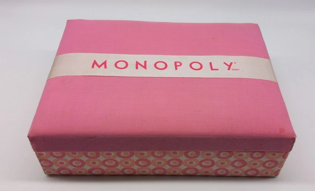 MONOPOLY PINK BOUTIQUE Edition Compact Board Game / Jewellery Box 100% ...