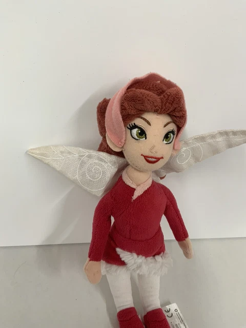 DISNEY STORE TINKERBELL Small Rosetta Fairy 11" Plush Soft Doll Toy £18 ...