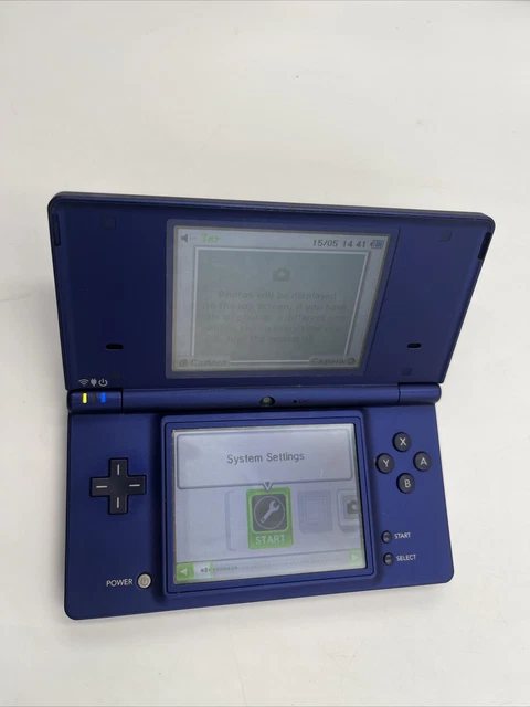 NINTENDO DSI METALLIC Blue Handheld Console WORKING *FREE POSTAGE* $77. ...