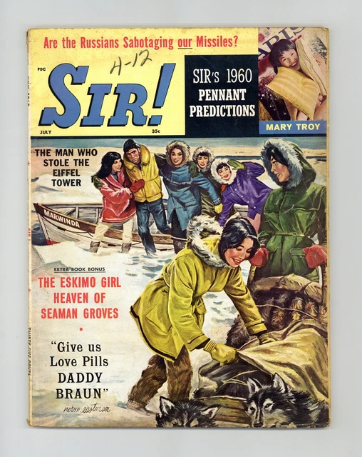 SIR! MAGAZINE VOL. 16 #12 VG 1960 Low Grade EUR 8,97 - PicClick DE