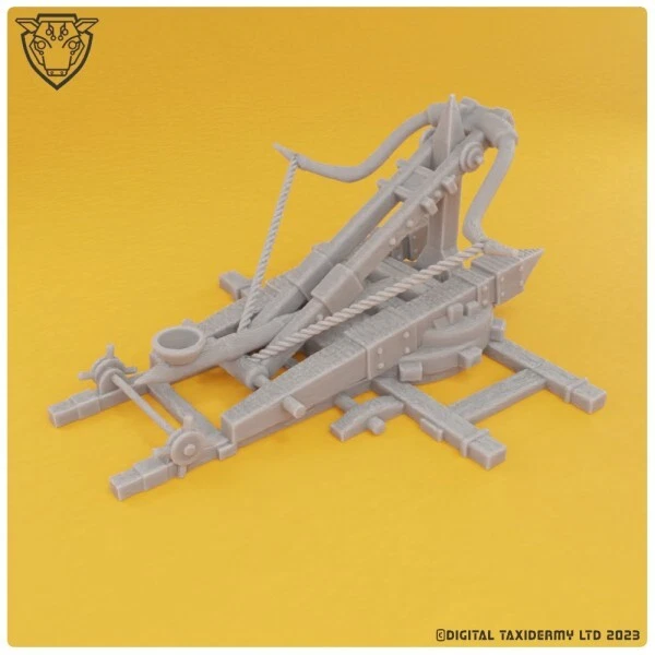 MEDIEVAL CROSSBOW BALLISTA Catapult 28mm medieval siege wargaming resin ...