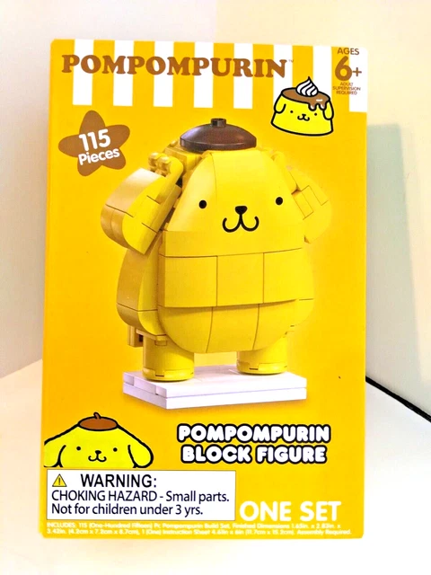 SANRIO POMPOMPURIN - 115pc Building Block Figure Set - FAST SHIPPING ...