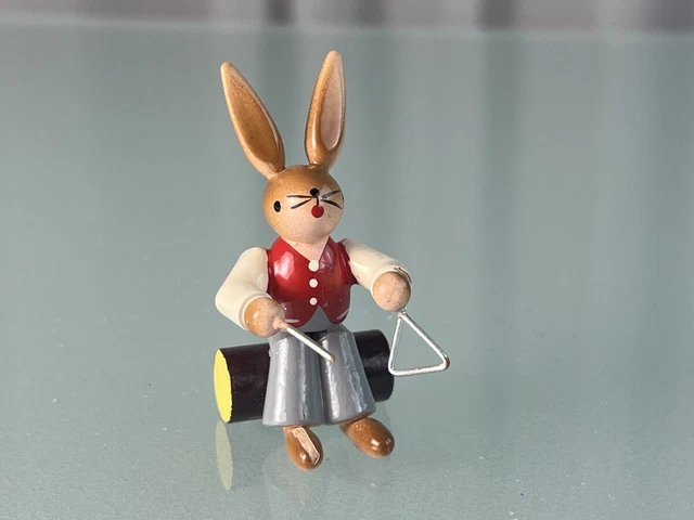 ERZGEBIRGE FIGURINE LAPIN 6 cm. Excellent état EUR 29,15 - PicClick FR