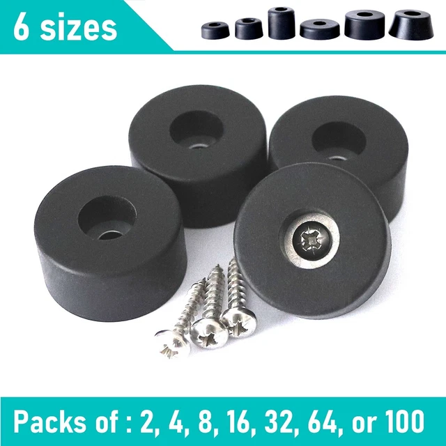 RUBBER FEET FURNITURE Chair Table Cabinet Case Interior Exterior With ...