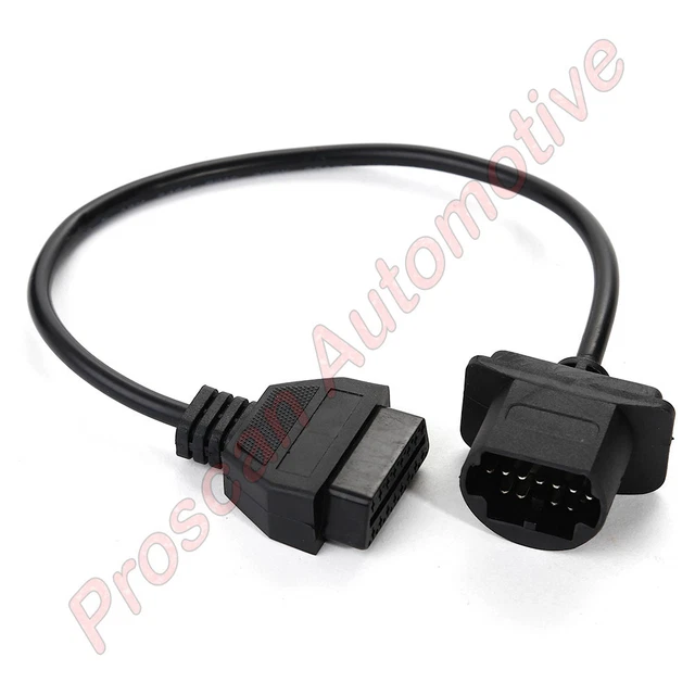FOR MAZDA FORD Ranger 17pin to 16pin OBD Code Scanner diagnostic cable ...