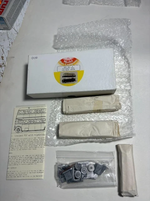 1/76 BUS LEYLAND Titan PD2 Double decker Bus metal kit Bus model kit ...