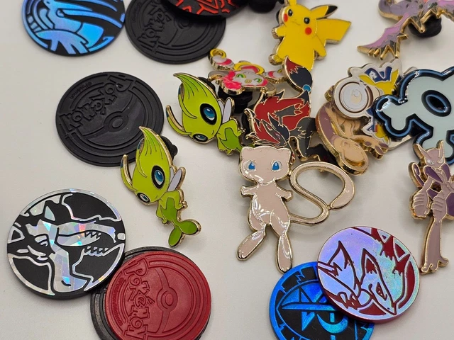 POKÉMON PINS, COINS, Sleeves, and Energy multi-listing *RARE* and ...