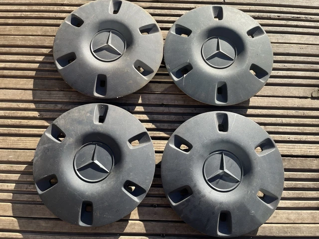 X4 GENUINE MERCEDES Sprinter W906 W907 Steel Wheel Centre Caps Set £10. ...