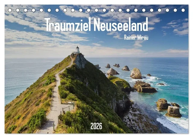 RAINER MIRAU | Traumziel Neuseeland 2026 (Tischkalender 2026 DIN A5 ...