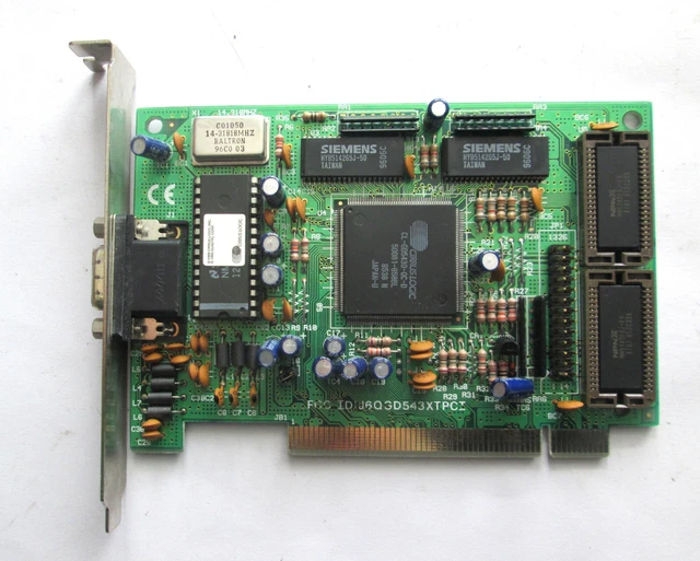 CIRRUS LOGIC CL-GD5430-QC-D 2MB PCI VGA Graphic Card Adapter Board ...