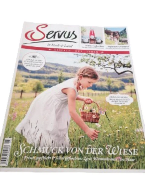 SERVUS MAGAZIN BLUMENKRÄNZE DIY Gartengestaltung Landleben EUR 6,95 ...
