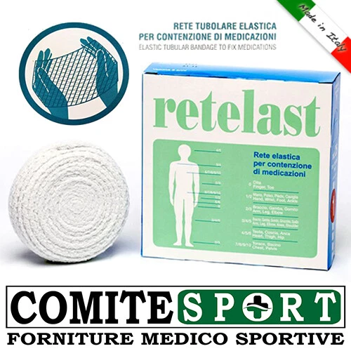 RETE TUBOLARE ELASTICA, RETELAST, CALIBRO 0/1/2/3/4/5/6/7/8/9/10 - 25 / ...
