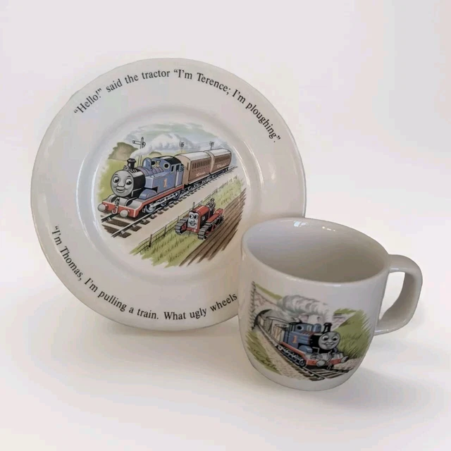 WEDGWOOD THOMAS THE Tank Engine Collectible Vintage Mug And Plate Set ...