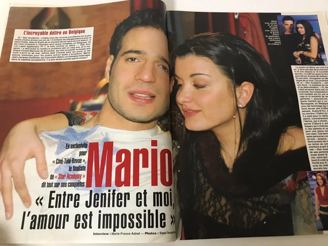 CINE REVUE N°3/2002-JENIFER-GERALDINE DANON-ROGER HANIN-PAOLO SEGANTI ...