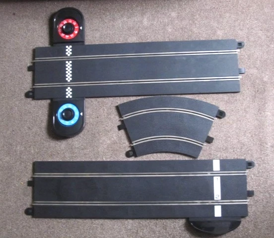 JOB LOT. 3 X Scalextric Tracks. Inc Long Straight Lap Counter Track ...