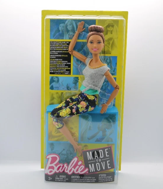 BARBIE MADE TO Move 11" Doll 22-Flexible Joints Creative Pose Floral ...