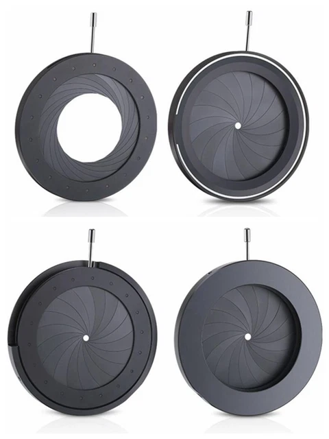 ADJUSTABLE 4-60MM IRIS Diaphragm Aperture Camera Microscope w/Supporting Bracket $71.50 ...