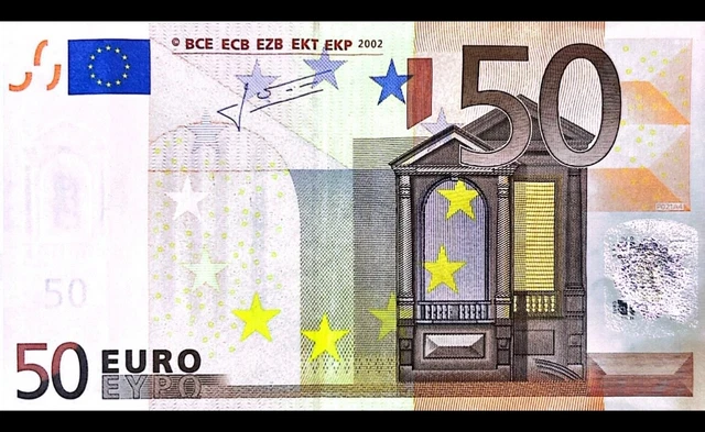 ANCIEN BILLET DE 50 euros 2002 Série X EUR 355,00 - PicClick FR