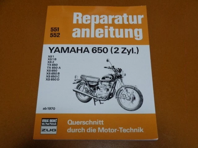 YAMAHA XS1 XS2 TX650 Manual Repair Guide Book Vintage Used VV7 £122.93 ...