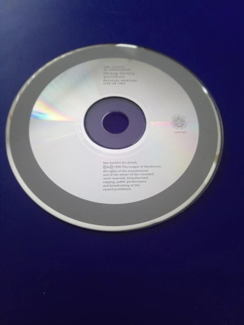 THE LEAGUE OF Gentlemen, Cd Thrang Thrang Gozinbulx. Robert Fripp. Live ...