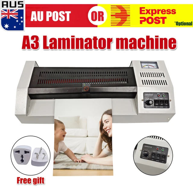 A3 A4 Laminating Laminator Machine Office Commercial Cold Hot Mounted