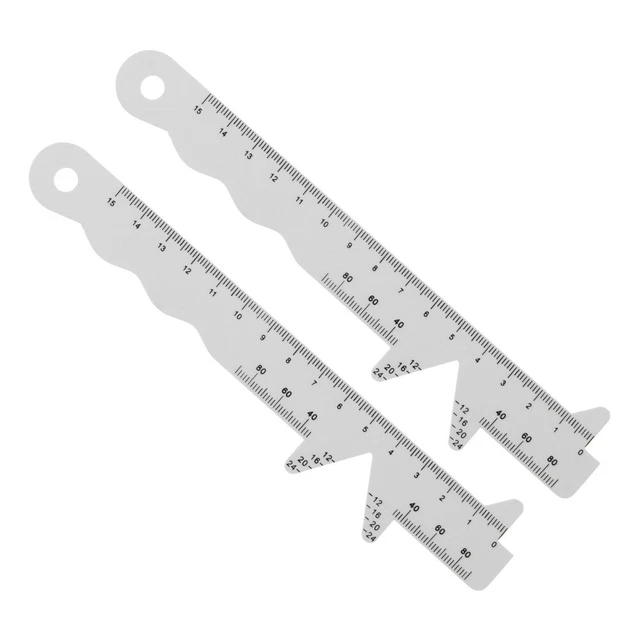 2 PCS INTERPUPILLARY Distance and Height Measuring Ruler Scale £5.15 ...