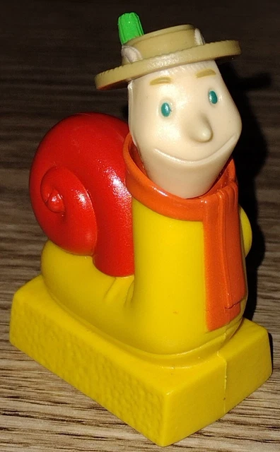 VINTAGE PLASTIC FIGURE The Magic Roundabout BRIAN the SNAIL - extending ...
