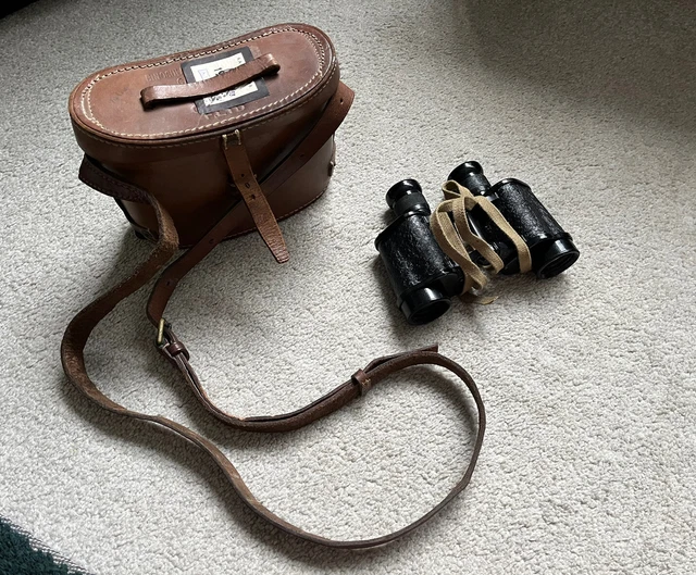 ORIGINAL WW2 BRITISH RAF Prismatic Mk1 AM 6E/461 Binoculars Strap ...