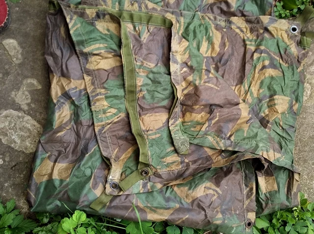 GENUINE BRITISH MILITARY DPM IRR Camo Shelter Basher/Basha Ground Sheet ...