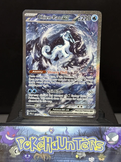 POKEMON CARD PALDEA Evolved Chien-Pao EX 261/193 Special Illustration ...