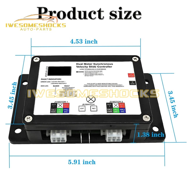 FOR LIPPERT 13398-D0 Dual Motor Synchronous Velocity Slide Controller V ...