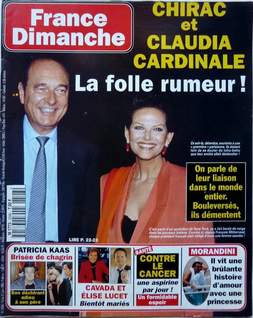 CLAUDIA CARDINALE ET CHIRAC_ALISON ARMITAGE_SOPHIE FAVIER_JEAN CLAUDE ...