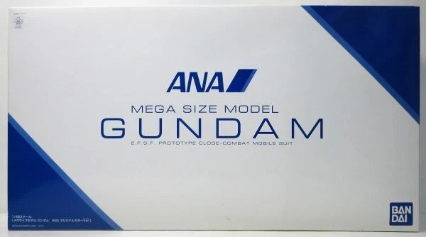 BANDAI MEGA SIZE Model Gundam ANA Original Color Ver. 1/48 Scale from ...