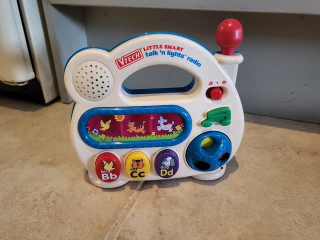 VTECH LITTLE SMART Talk N Lights Radio Vintage Toy Collectable Rare £12 ...