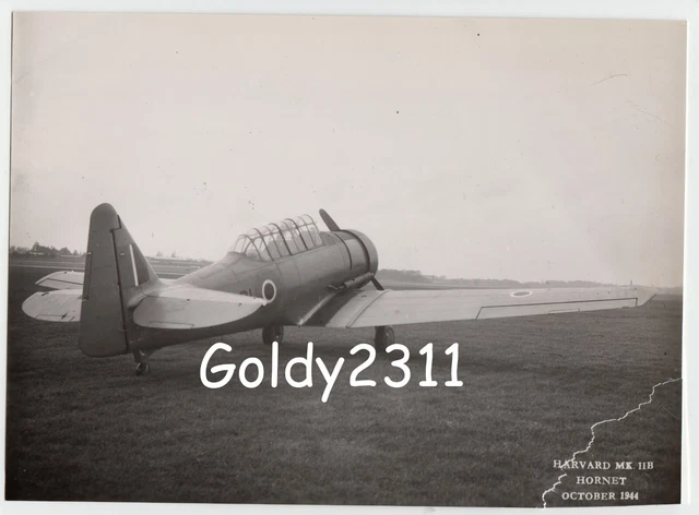 RAF WW2 NA Harvard Texan Trainer Aircraft - Large Original Photograph ...