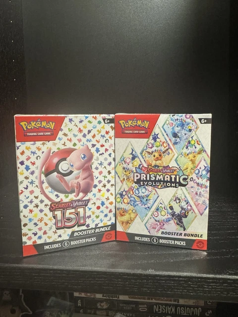 POKÉMON TCG SCARLET & Violet Prismatic Evolutions Booster Bundle/151 ...