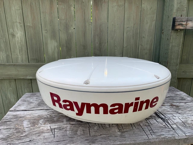 RAYMARINE RADAR DOME complete with cable and internal hardware, used ...
