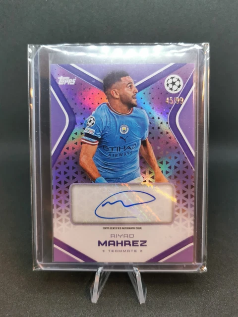 AUTOGRAPH RYAD MAHREZ 45/99 Jack Grealish - Platinum Curated Set ...