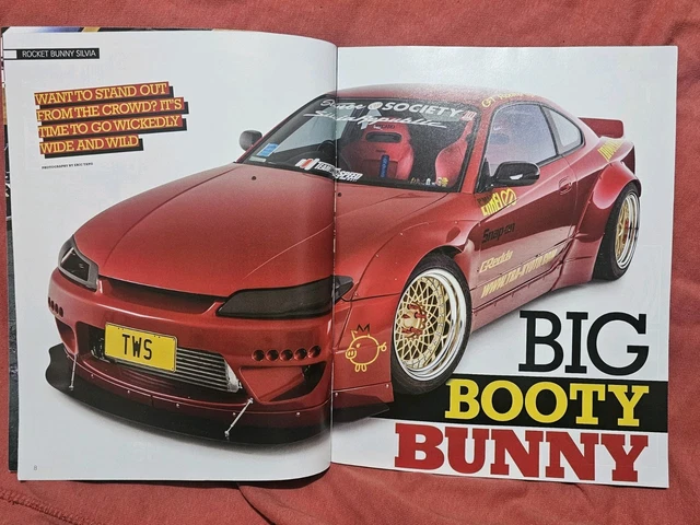 #273 HOT4S MAGAZINE,ROCKET Bunny Silvia,Evo VIII MR,R-Colt,180SX Type X ...