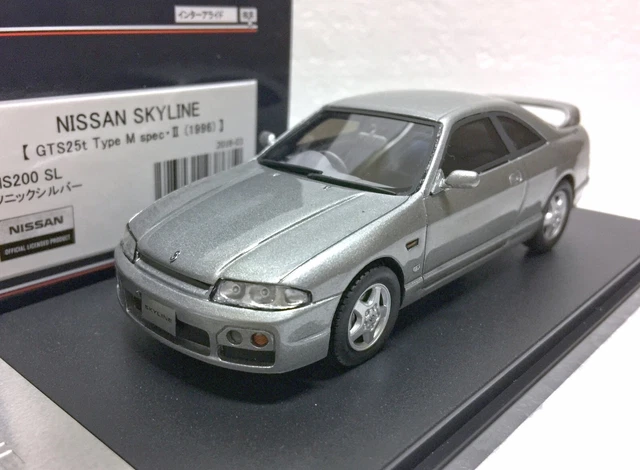 PO 1:43 HI STORY HS200SL NISSAN SKYLINE GTS 25t TYPE M R33 échelle résine modèle voiture EUR 108 ...